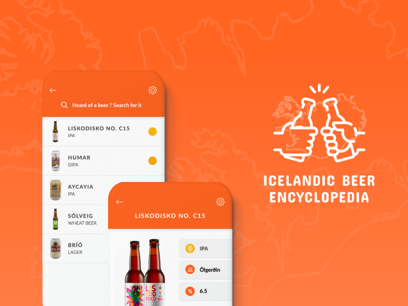 Icelandic Beer Encyclopedia by Embla Rún on Dribbble