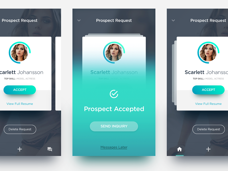 iOS Profile Card Style by Azís Pradana on Dribbble