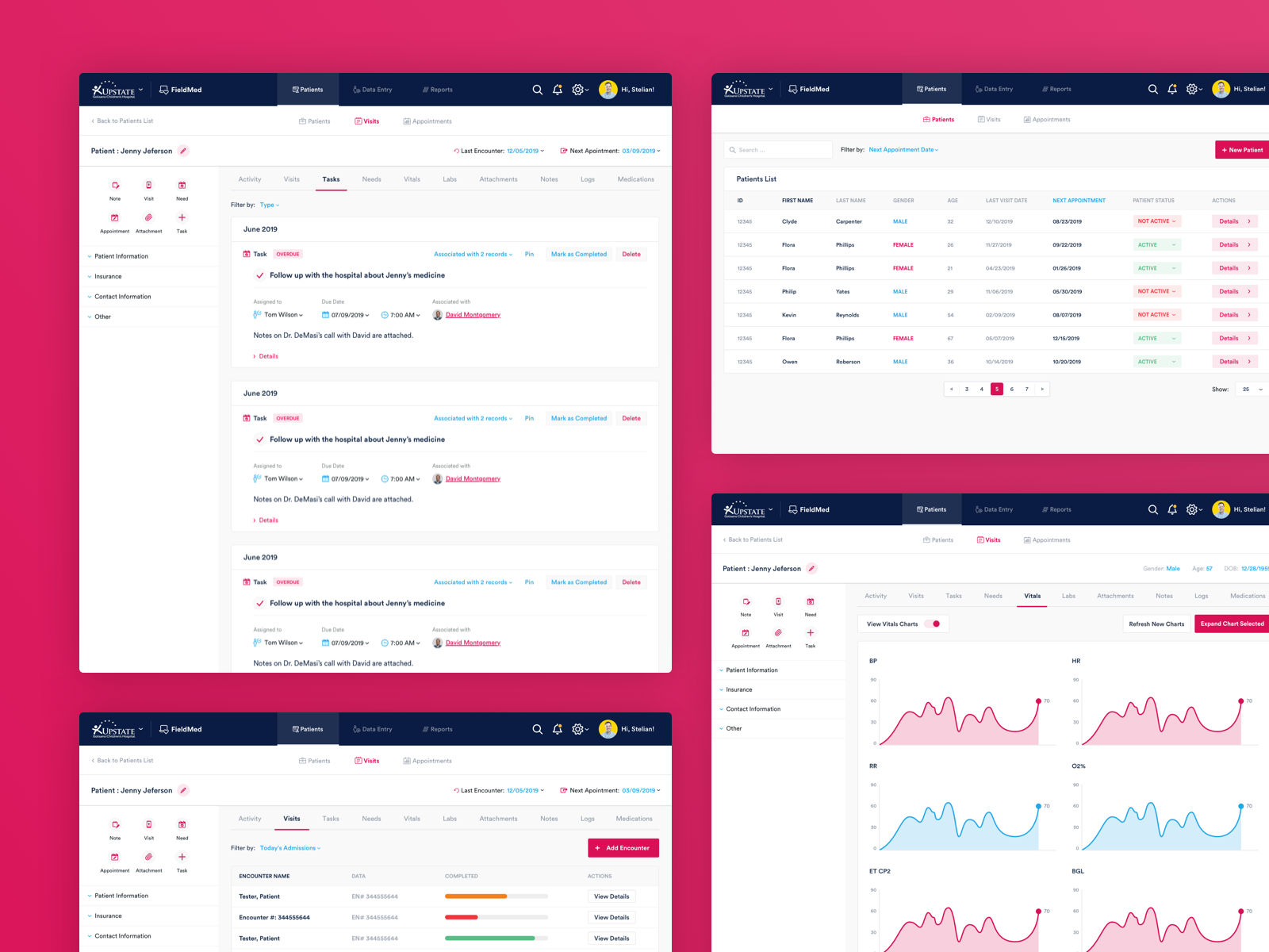 Fieldmed - Medical Web Application by Stelian Subotin on Dribbble