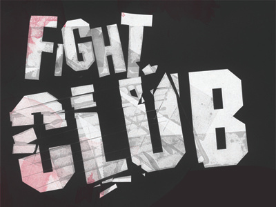Fight Club by Jordan Roland on Dribbble