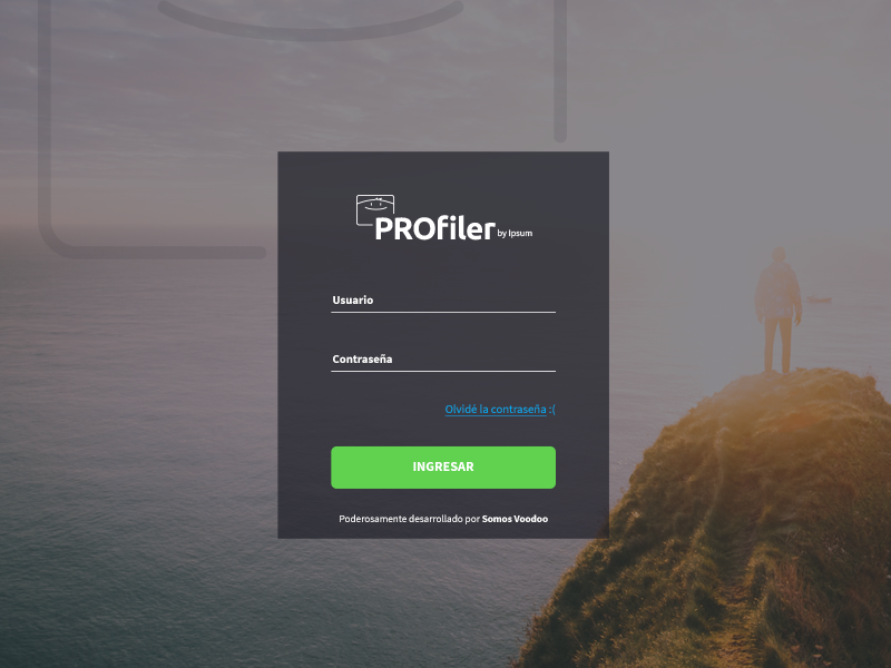Login Profiler by Daniel Polanco on Dribbble