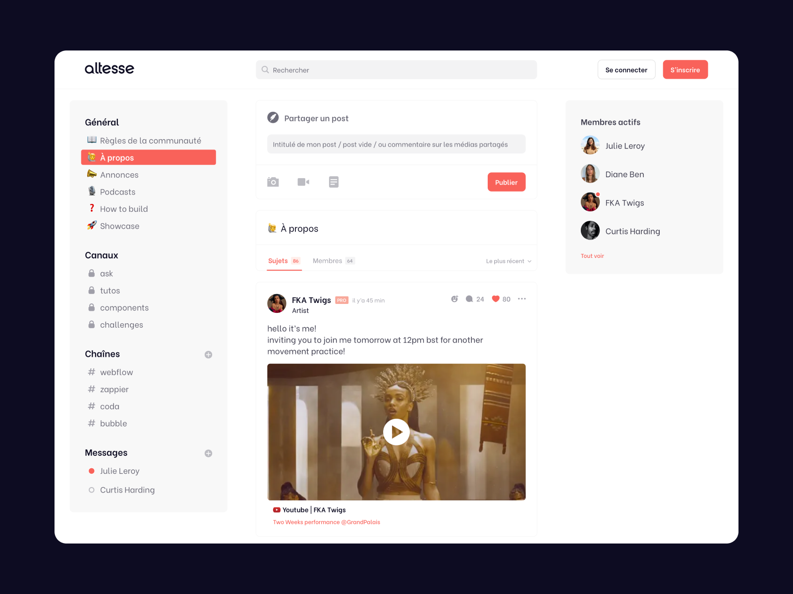 altesse wall by Diane Ben on Dribbble