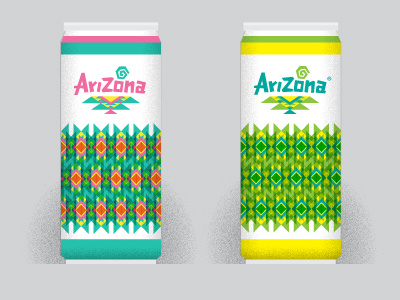 Arizona Cans by Ricky Linn on Dribbble