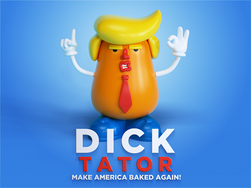 Trump // Dictator by Casey Latiolais on Dribbble