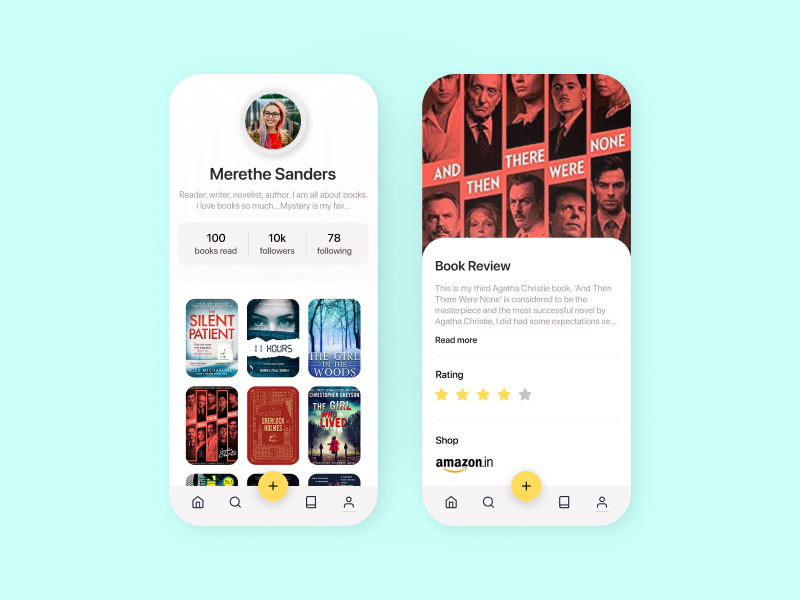 Daily UI Day 6 - User Profile by Sona Shyamsukha on Dribbble