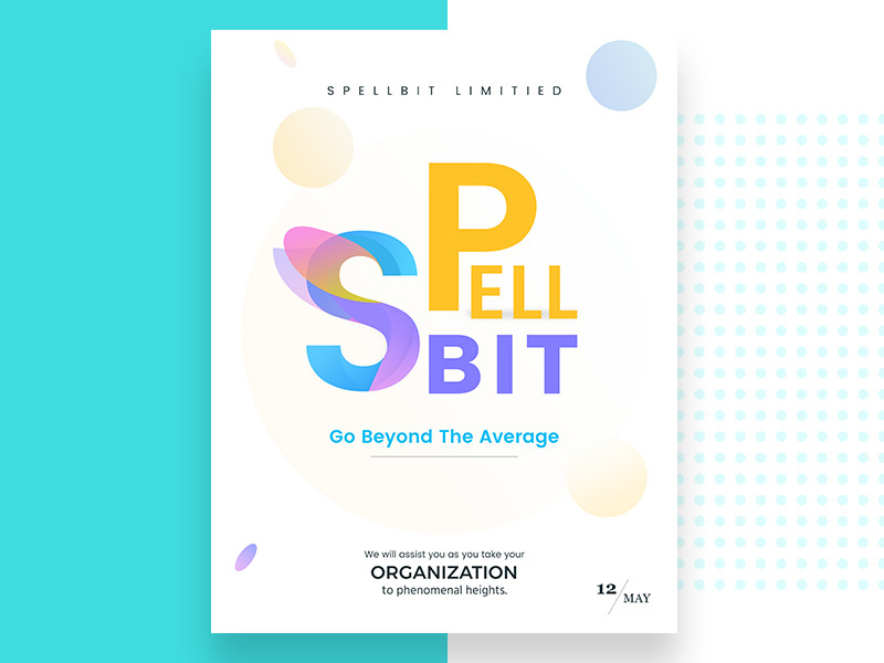 Spellbit Typography Banner by Tonmoy Khan on Dribbble