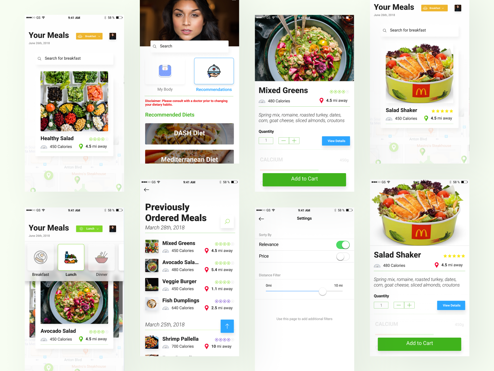 Food alternative next to you - Meal Find it app by 24 Hour Designs for ...