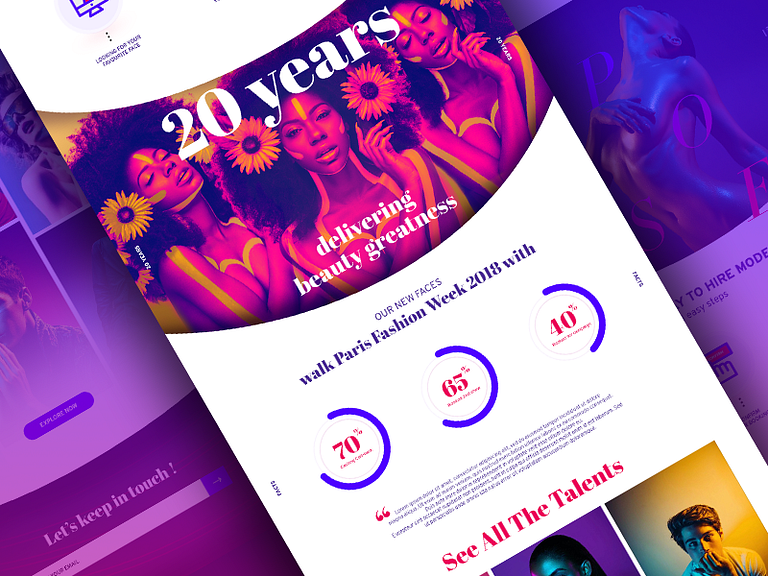 POSE website concept by Minh Tuan on Dribbble