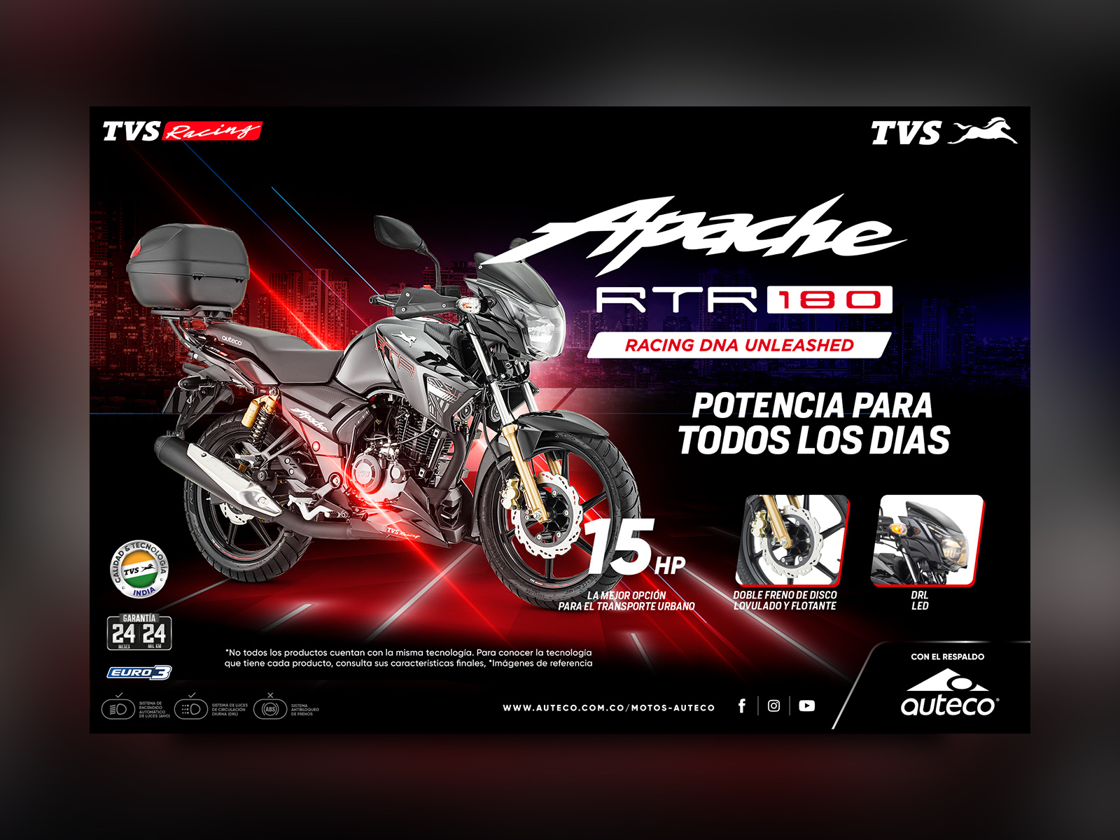 Tvs Apache Abs 180 Pro