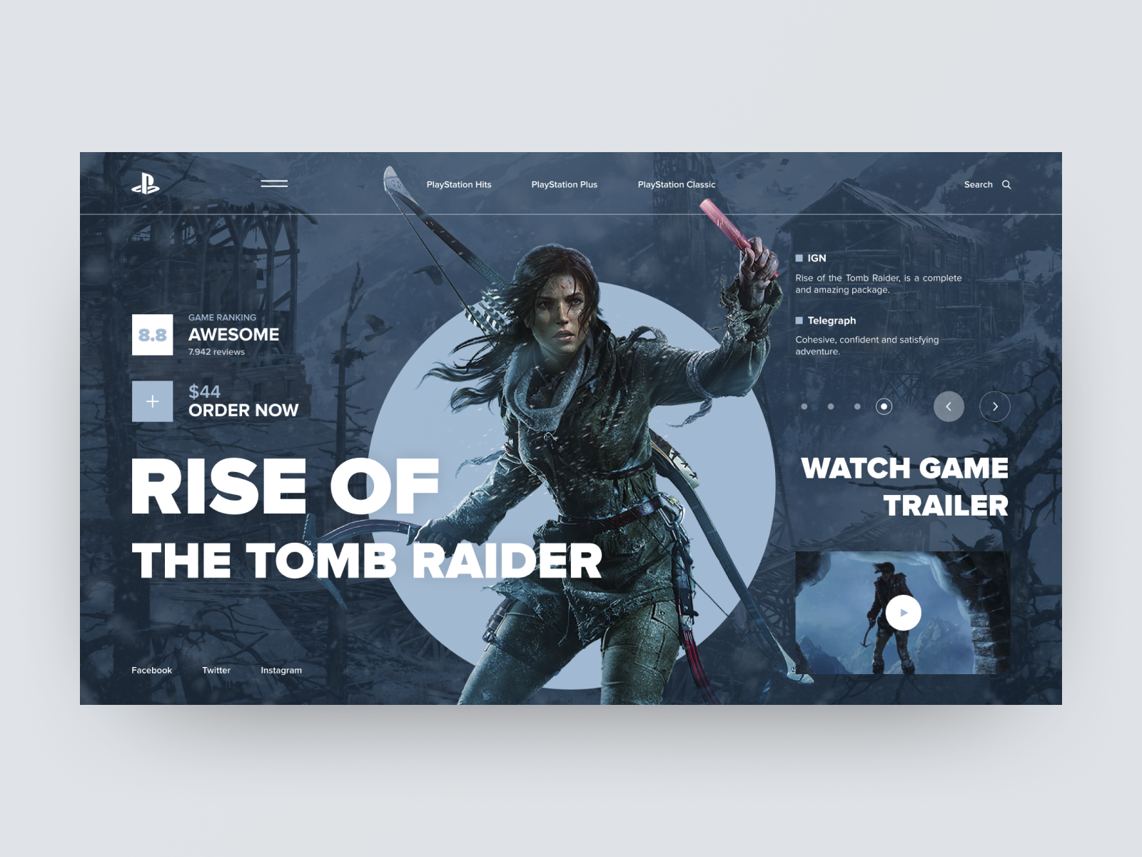 Dribbble - dribbble_tomb_raider.png by Vitaly Venger