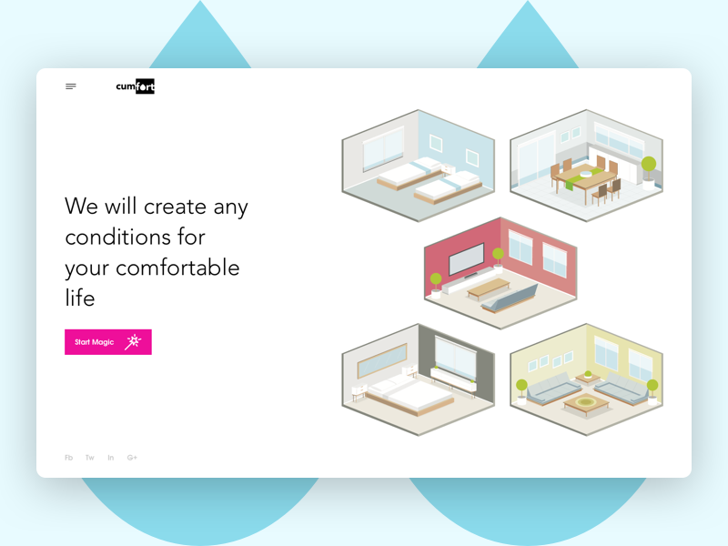 Website for interior studio with a very bold name! by Roman Dmytrenko ...