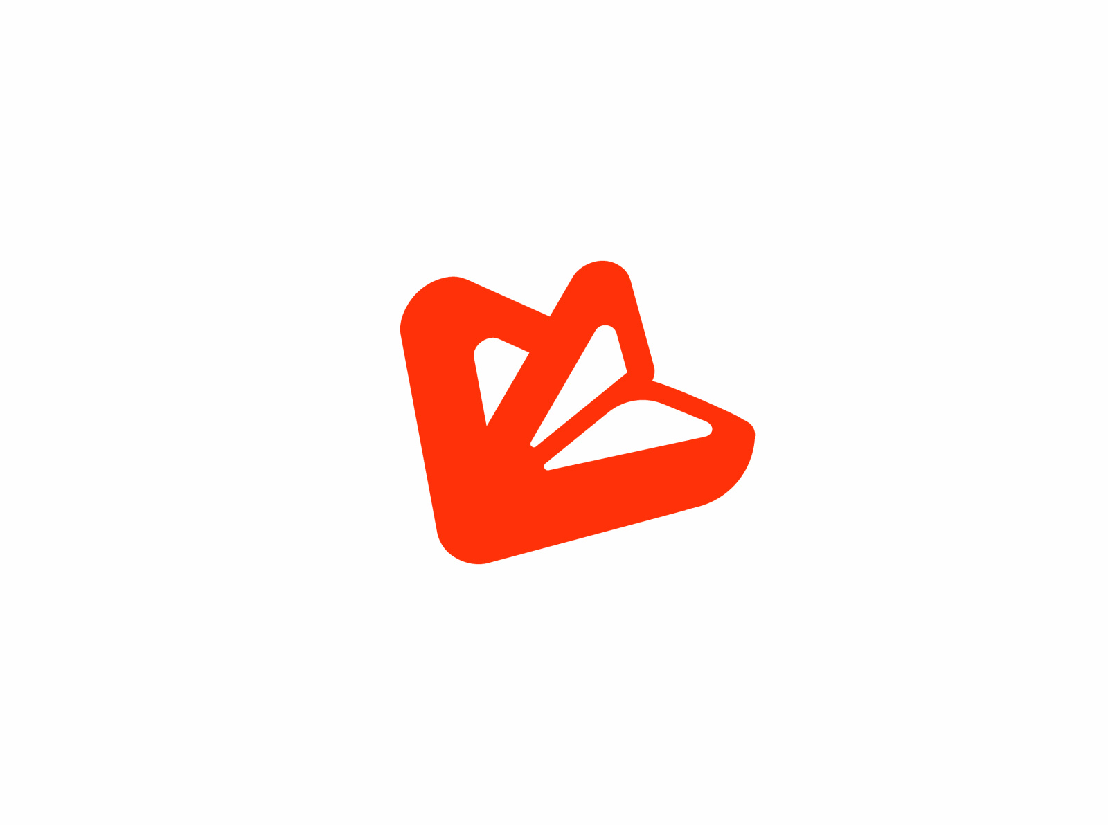 Letter A and paperplane by Sanel Čalaković on Dribbble