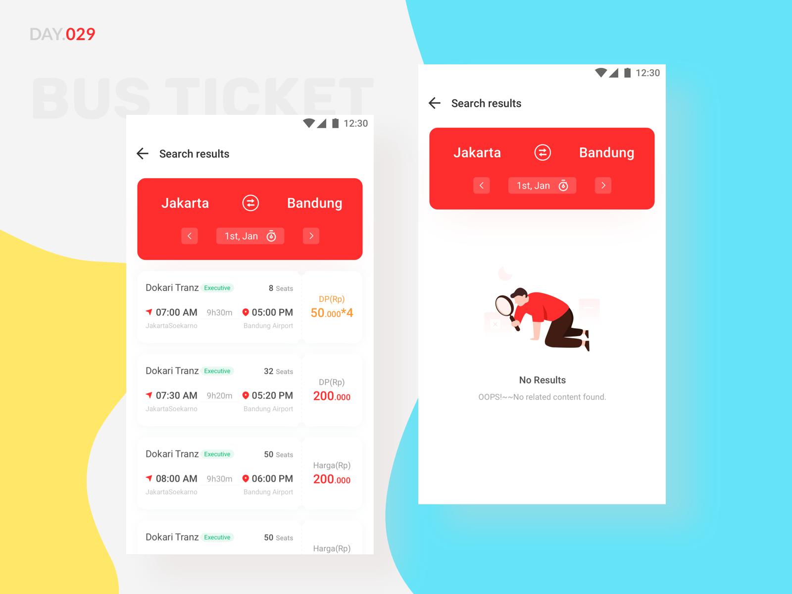 029-Bus Ticket by Nangail on Dribbble