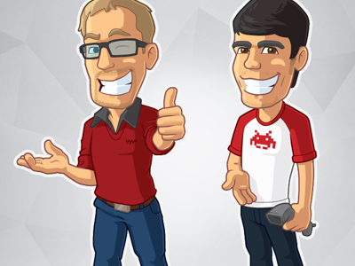 Simple mascots design by Roman Petrášek on Dribbble