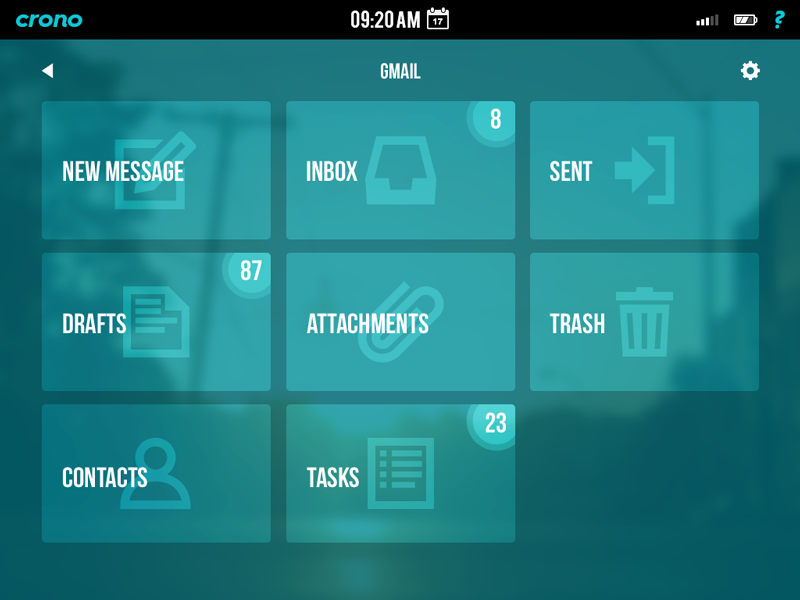 iPad Email App UI, redux by Matt Benson on Dribbble