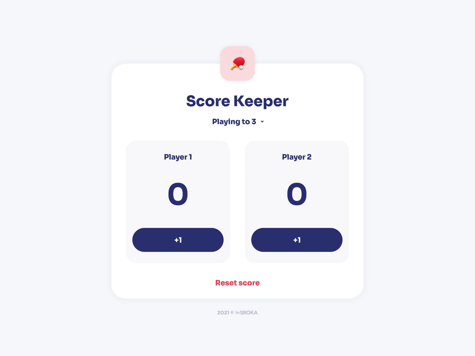 Score Keeper - My First App by Jakub Sroka on Dribbble