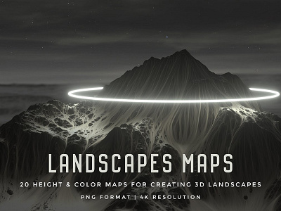 Set of 20 Landscapes maps by Graphic Assets on Dribbble