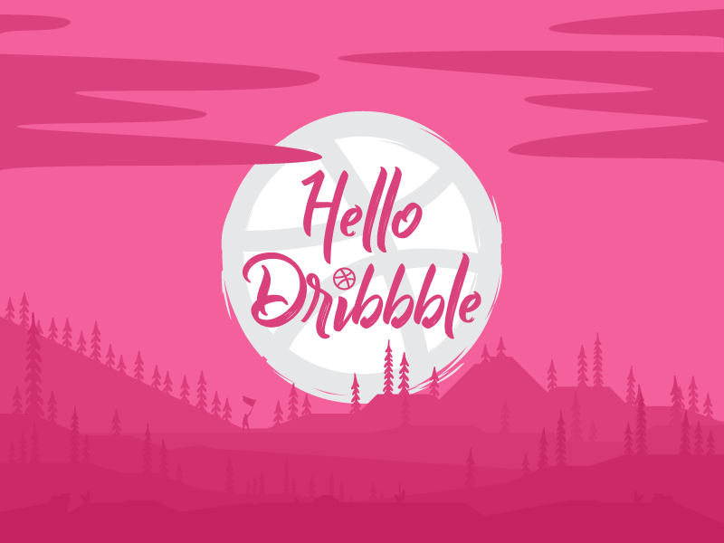 Hello Dribbble by Salahovic Bn Yusuf on Dribbble
