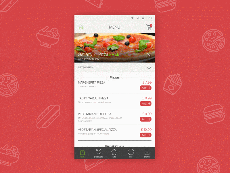 Browse thousands of Menu Mobile images for design inspiration | Dribbble