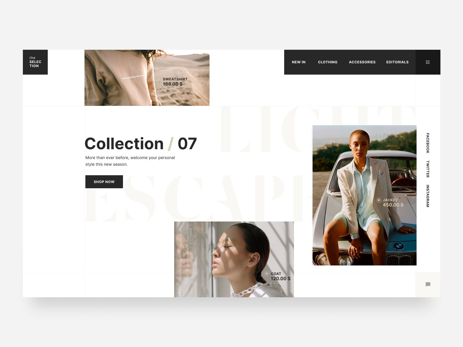 the SELECTION by Julia Rusu on Dribbble