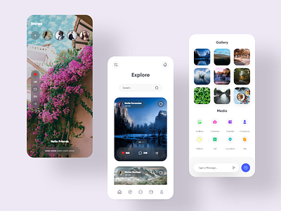 Traveller's Community App by Bogdan Falin for QClay on Dribbble