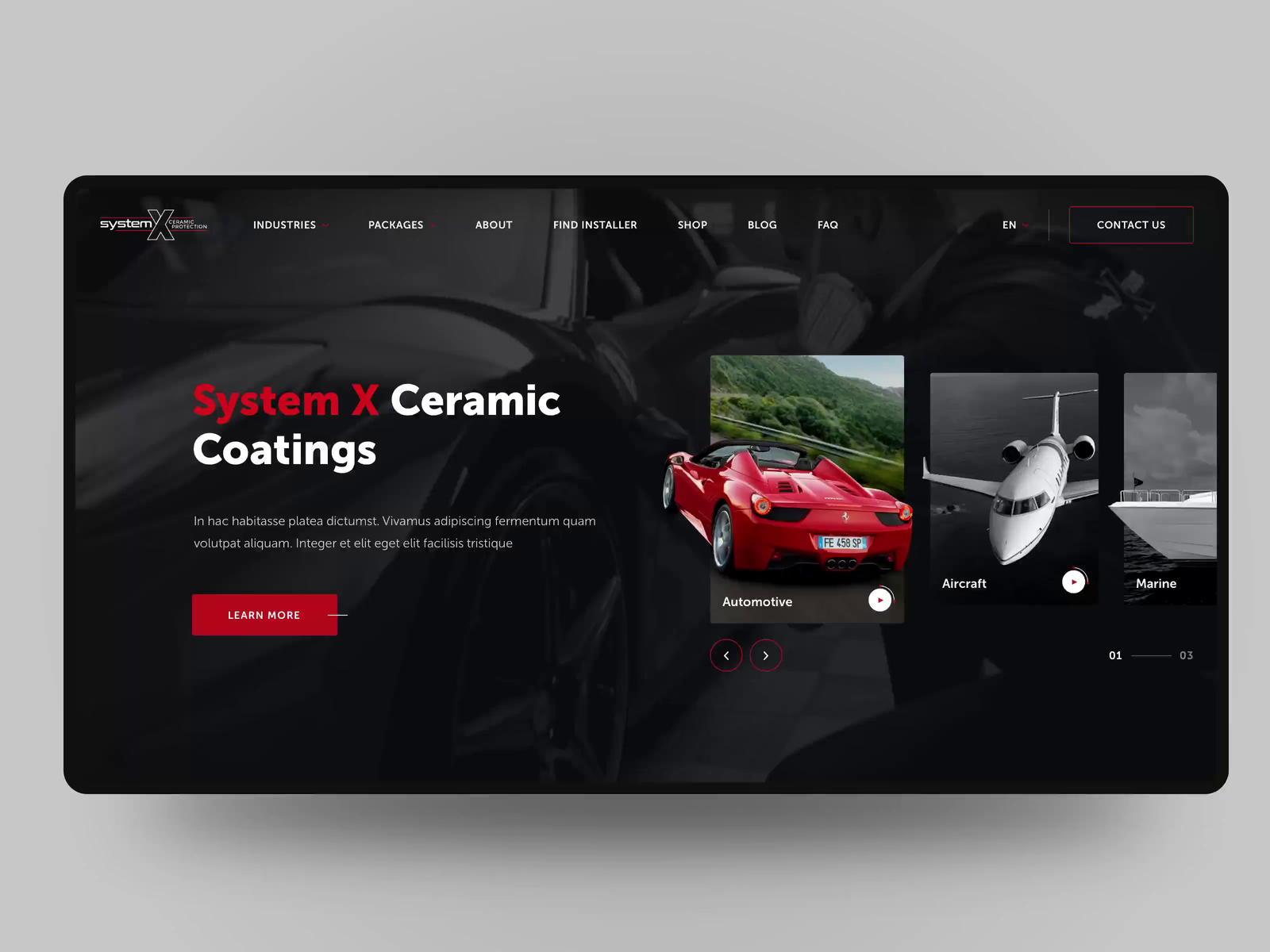 Ceramic Coatings by Andrii Matviienko for Step To Dream on Dribbble