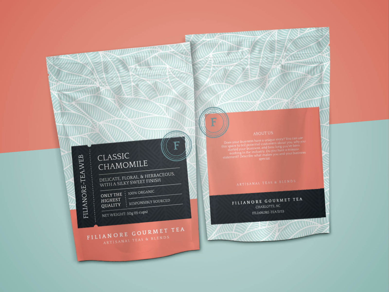 Loose Leaf Tea Flex Pack / Brand Identity by Vista Product Creation on ...