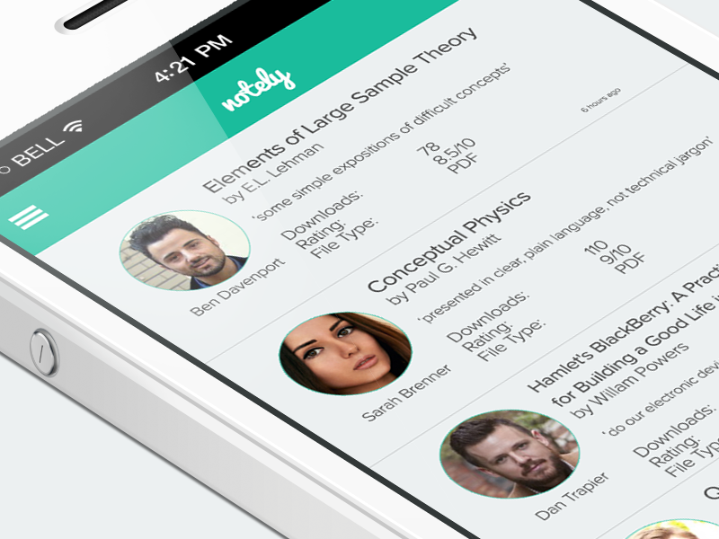 Notely App- NotesFeed UI,UX Interface by Amlan Das on Dribbble