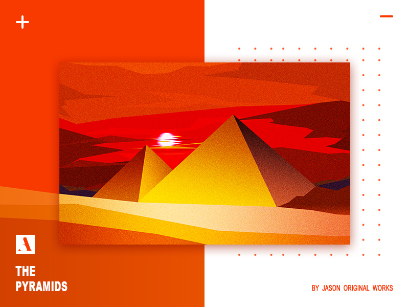 Illustrator_Pyramids by Mr.Qiū on Dribbble
