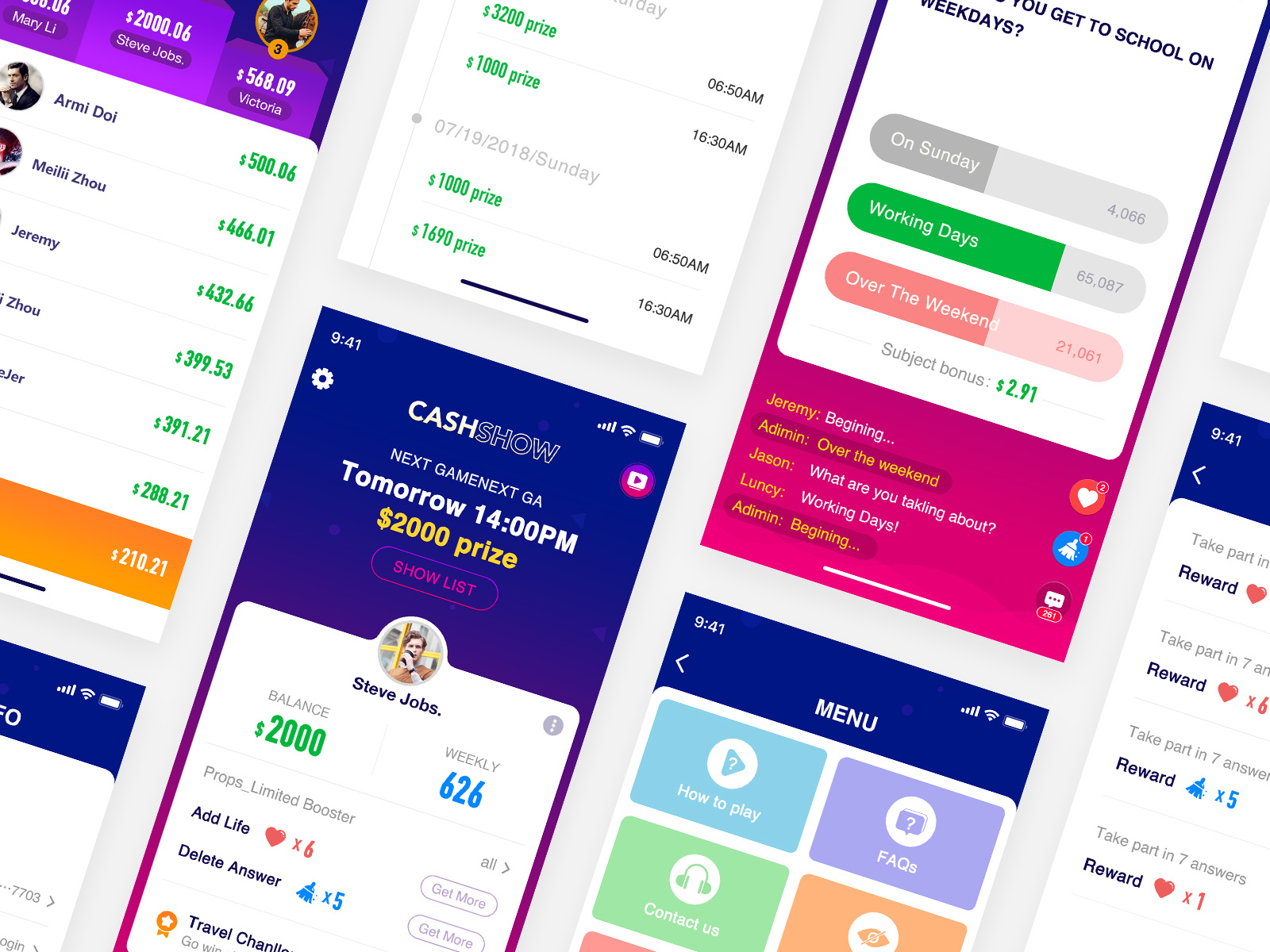 Answer The Questions App by Mr.Qiū on Dribbble