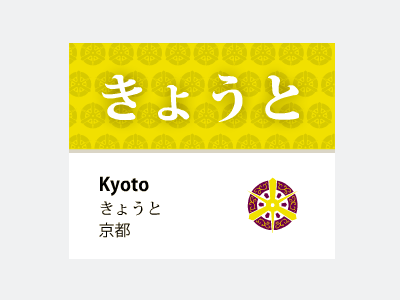 Kyōto minicard by Philip Seifi on Dribbble