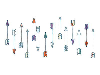 Arrow Greeting Card Pattern by Karlie Winchell on Dribbble