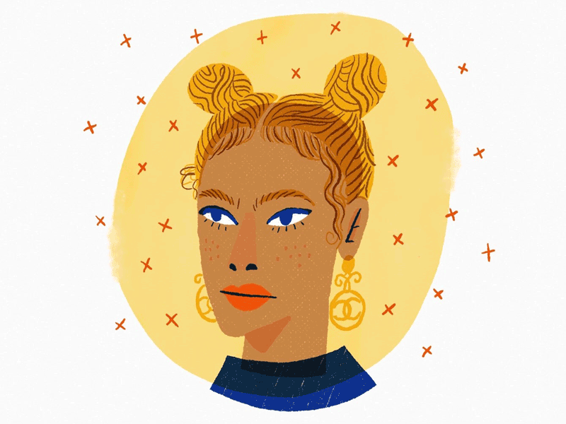 Bantu Knots by Shelby Rodeffer on Dribbble