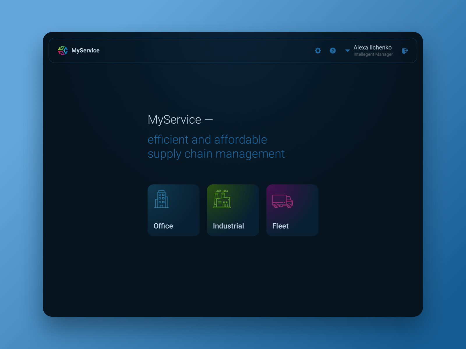 MyService App by Artem Kobyakov on Dribbble
