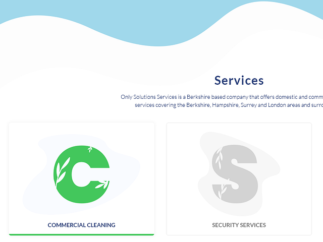 Only solution cleaning services by DarinX on Dribbble