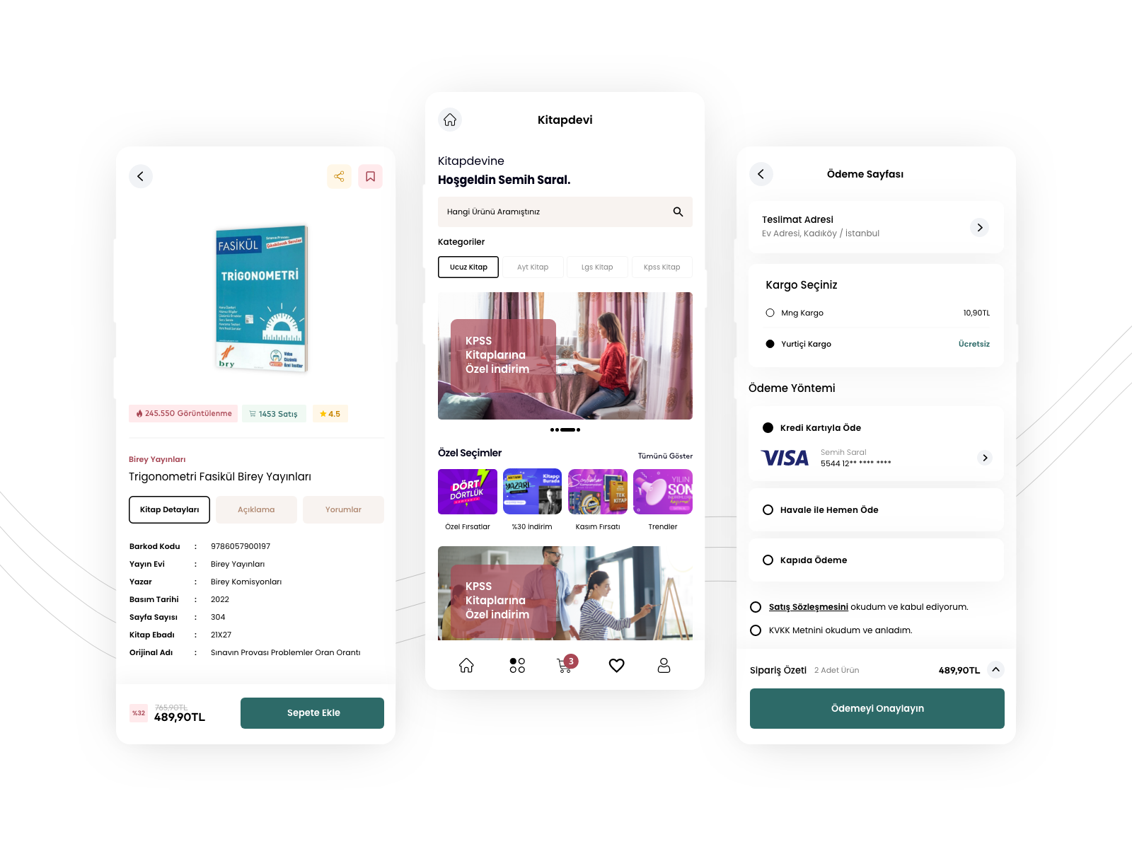 Book Ecommerce UI Design. by Semih SARAL on Dribbble