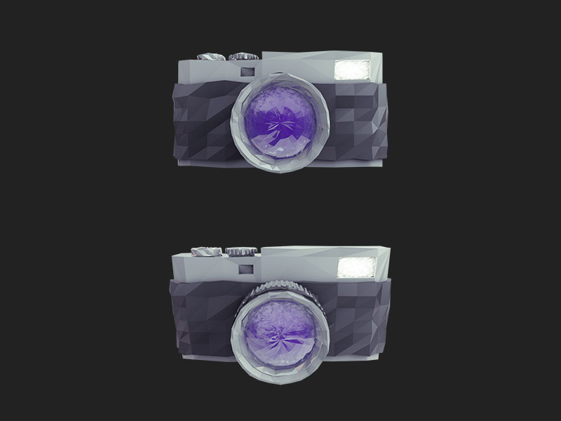 Low Poly Camera Icon Rebound by Xi Lin on Dribbble