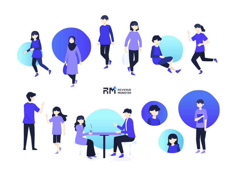 Character - People by azreenchan on Dribbble