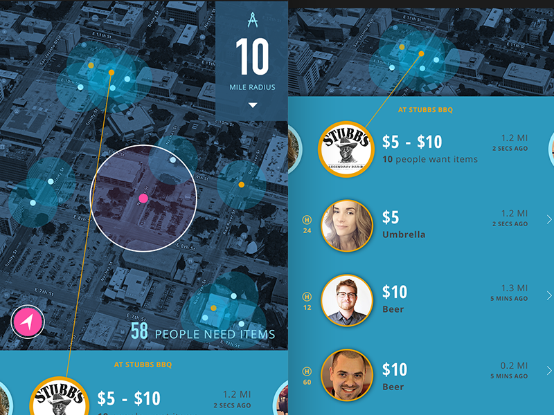 Map Interaction by David Rodriguez on Dribbble