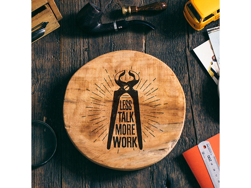 Less talk. More work by Tanya Butskaya on Dribbble