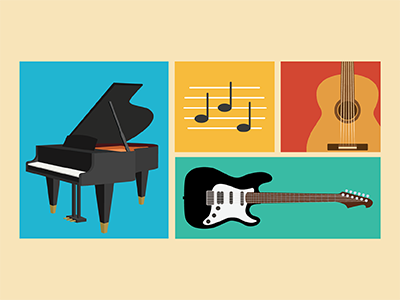 Music Lessons by Tim Evancho on Dribbble
