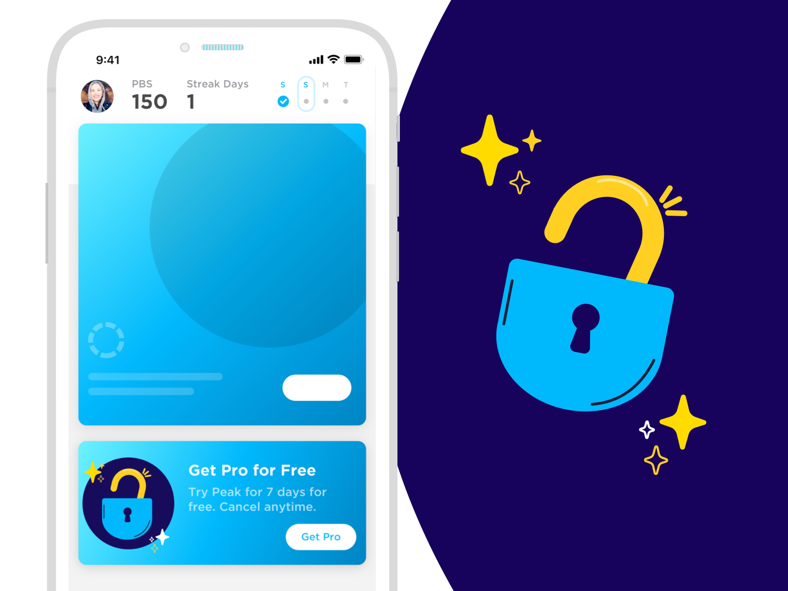 Free Trial Card Component by Meylin B for Peak on Dribbble