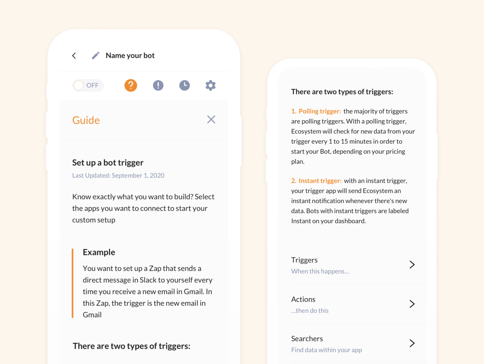 Bot Creation Guide Pop Up By Igor Kaufman On Dribbble