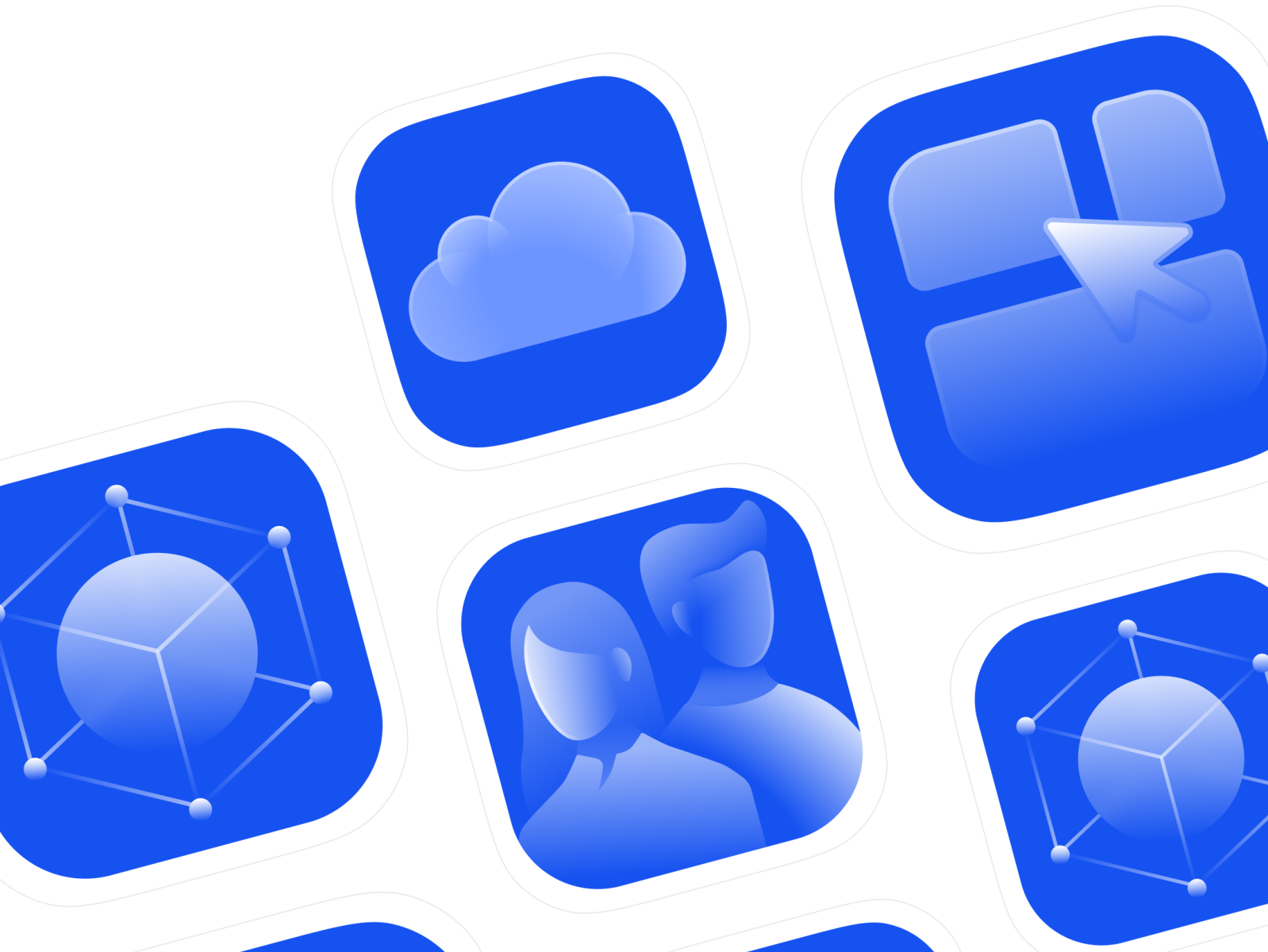 Logos for MetaCell Cloud products by Paul Faivret on Dribbble