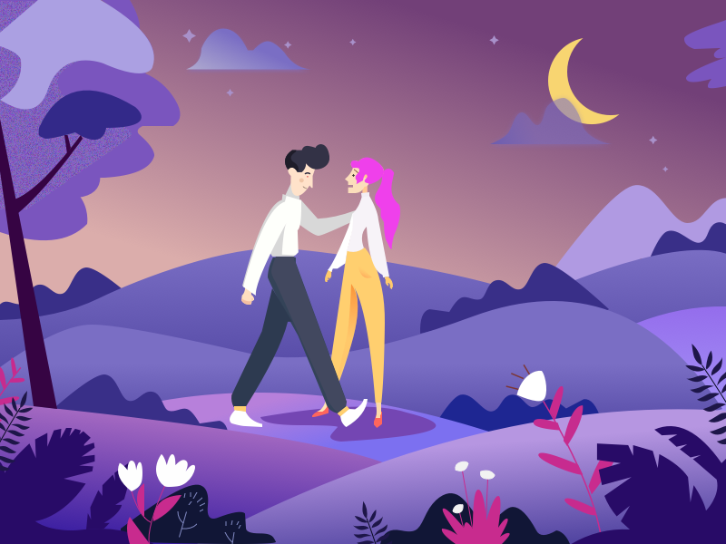 Happy Moment by Jessie Z on Dribbble