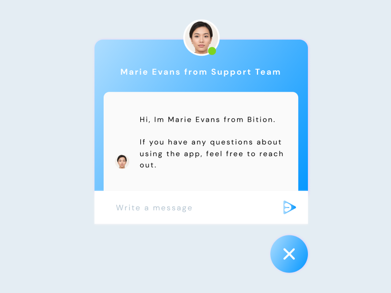 Live Support Chat by Hiren Gabu on Dribbble