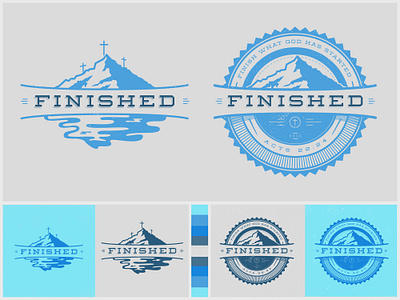 "Finished" Final Logos by Jake Holzman on Dribbble