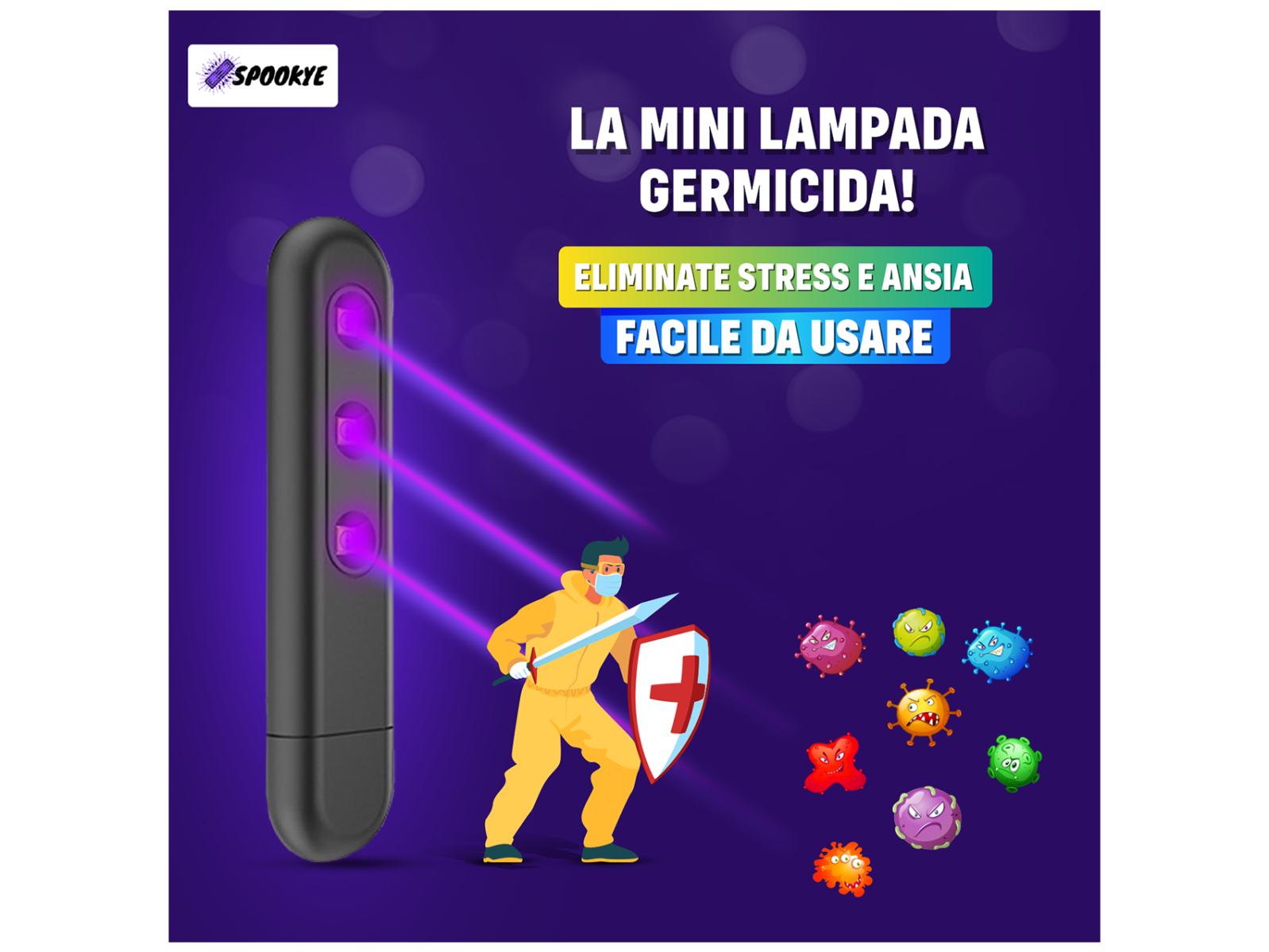 Social Media Advertising for Germs Keller Device by RAZULATION on Dribbble