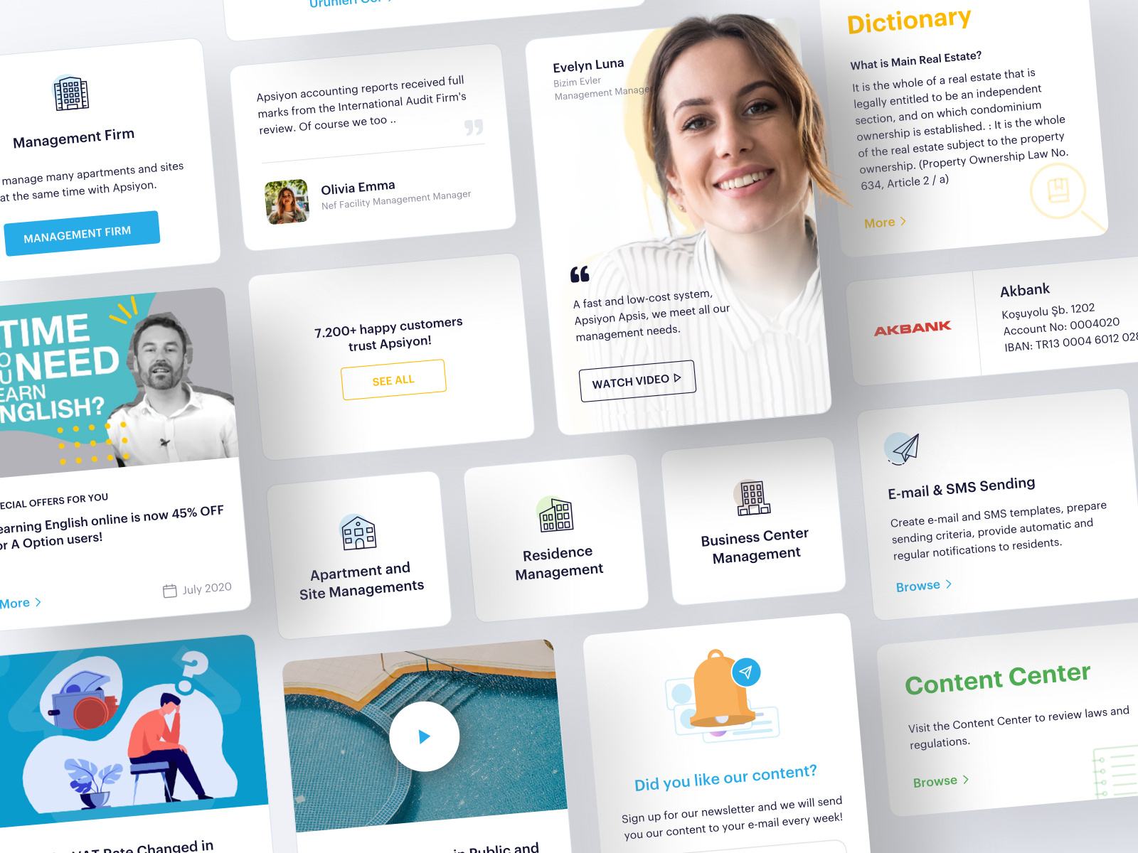 Website Cards UI - SaaS Landing by Kudret Çayıroğlu on Dribbble