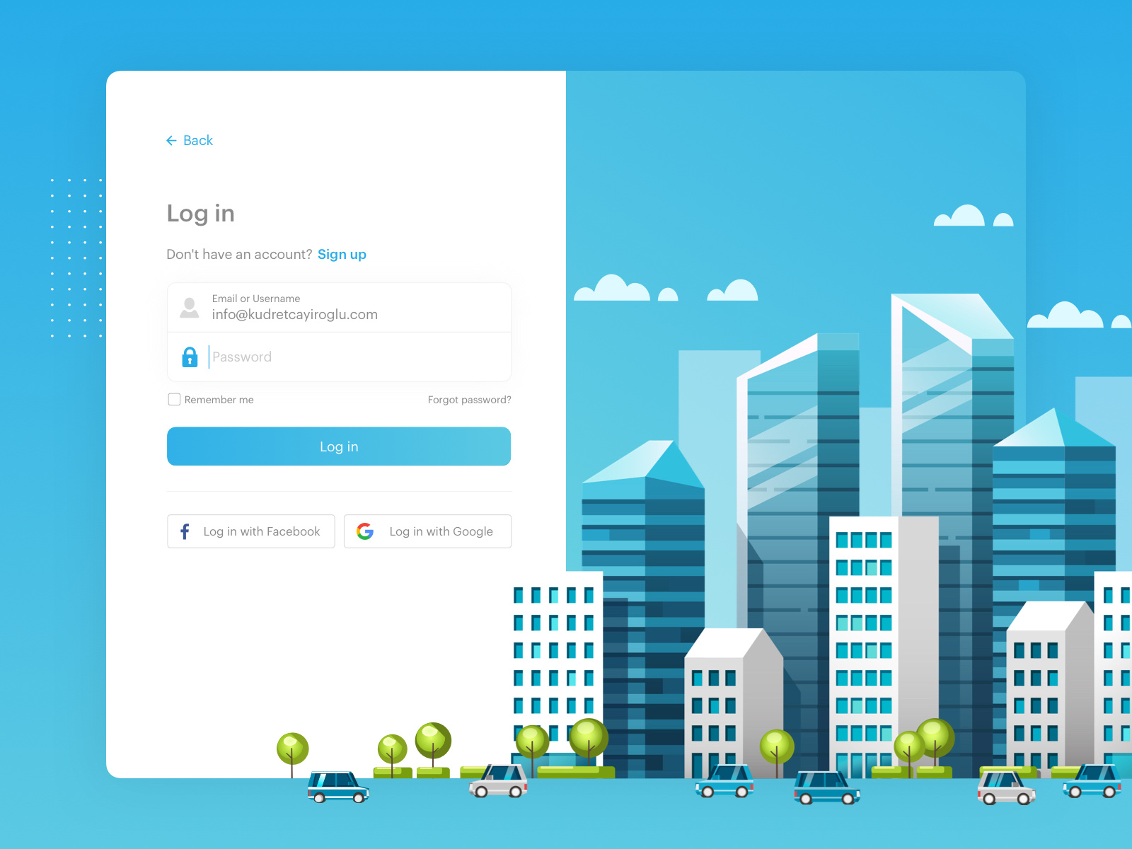 Log in & Sign up | Property Management by Kudret Çayıroğlu on Dribbble